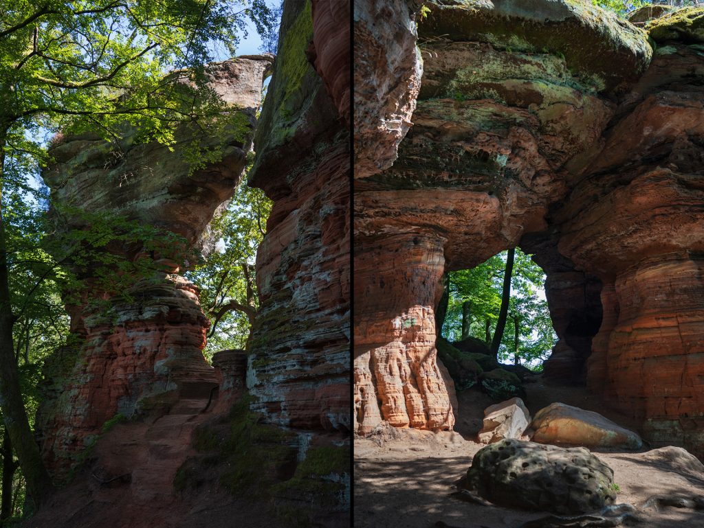 Old Castle Rock: The Altschlossfelsen Near Eppenbrunn, Germany