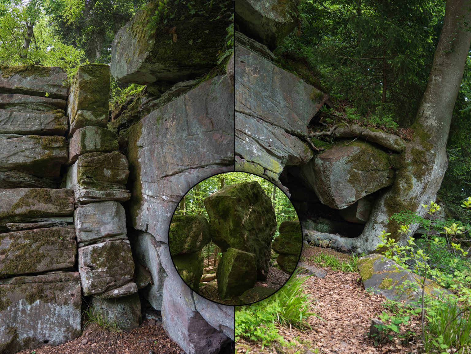 Megalithic Ruins Around The Katzenstein